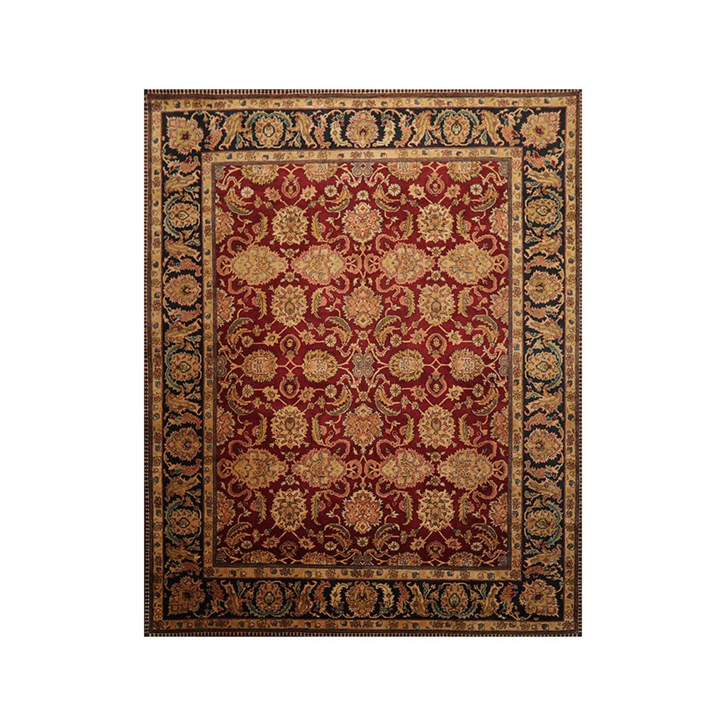8x10 Burgundy Hand Knotted Persian Area Rug | Oriental Rug of Houston ...