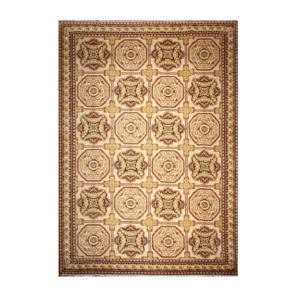 12' x 18' Hand knotted French Savonnerie Area Rug Wool full pile 12x18 ...